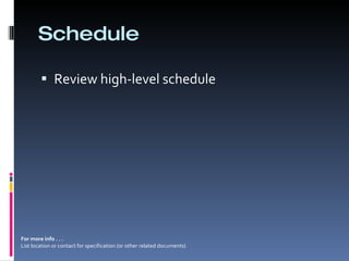 Template for Project Overview | PPT