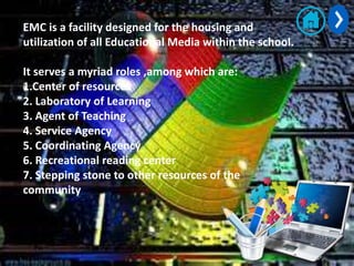 Roles and Functions of an Educational Media Center | PPTX