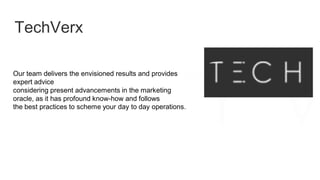TechVerx | Erp software Companies | Visit Now. | PPT
