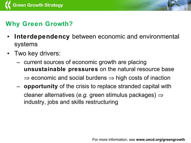 Green Growth Strategy: Overview – OECD | PPT