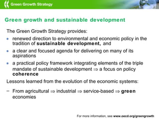Green Growth Strategy: Overview – OECD | PPT