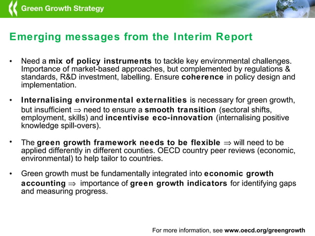 Green Growth Strategy: Overview – OECD | PPT