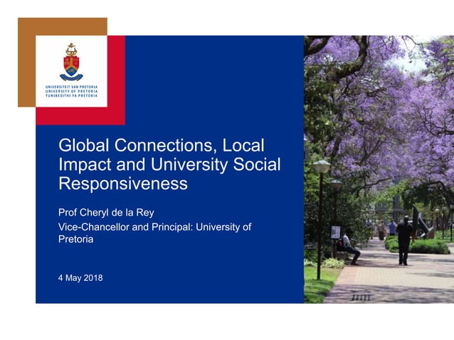 Professor Cheryl de la Rey | PPTX