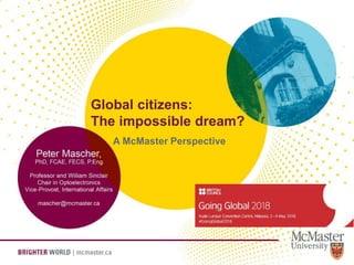 Professor Peter Mascher | PPT