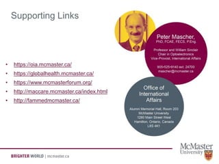 Professor Peter Mascher | PPTX