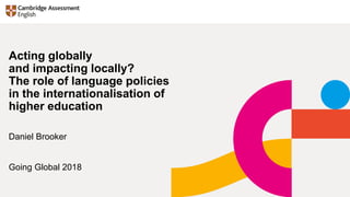 Dr Daniel Brooker, | PPTX