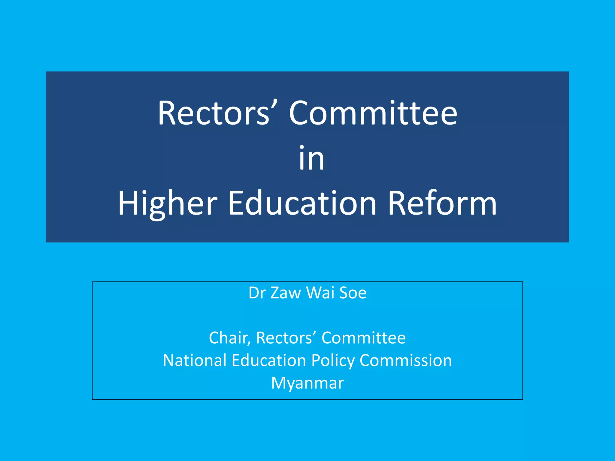 Dr Zaw Wai Soe | PPT