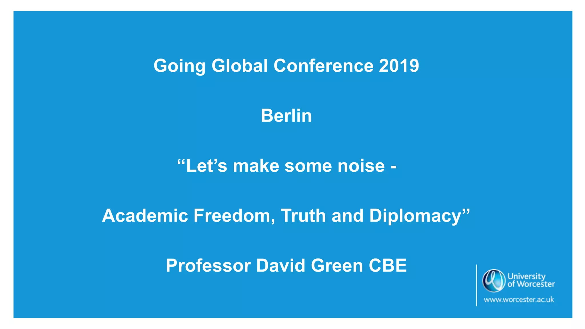Prof. David Green | PPT