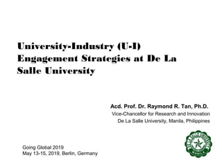 Prof. Raymond Girad Tan | PPT