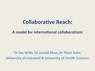 International collaboration in learning and teaching- Higher Education ...