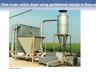 Geothermal direct use - with a focus on agriculture and agro-industry ...
