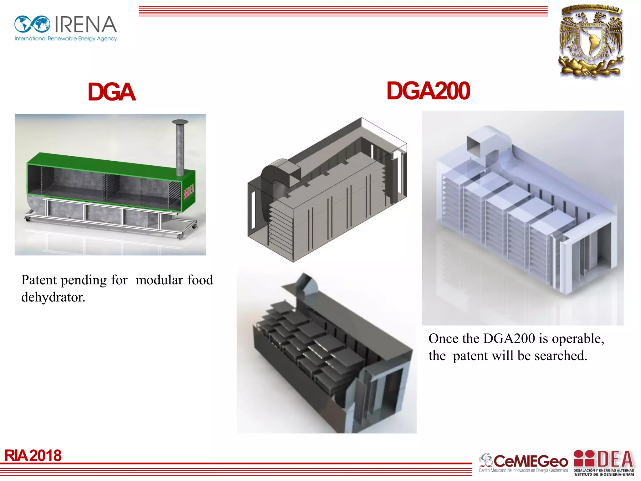 IIDEA´S Installation and geothermal food dehydration testing system | PPT