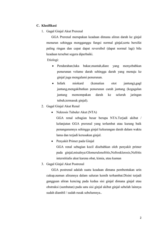 GAGAL GINJAL AKUT DAN KRONIS | PDF