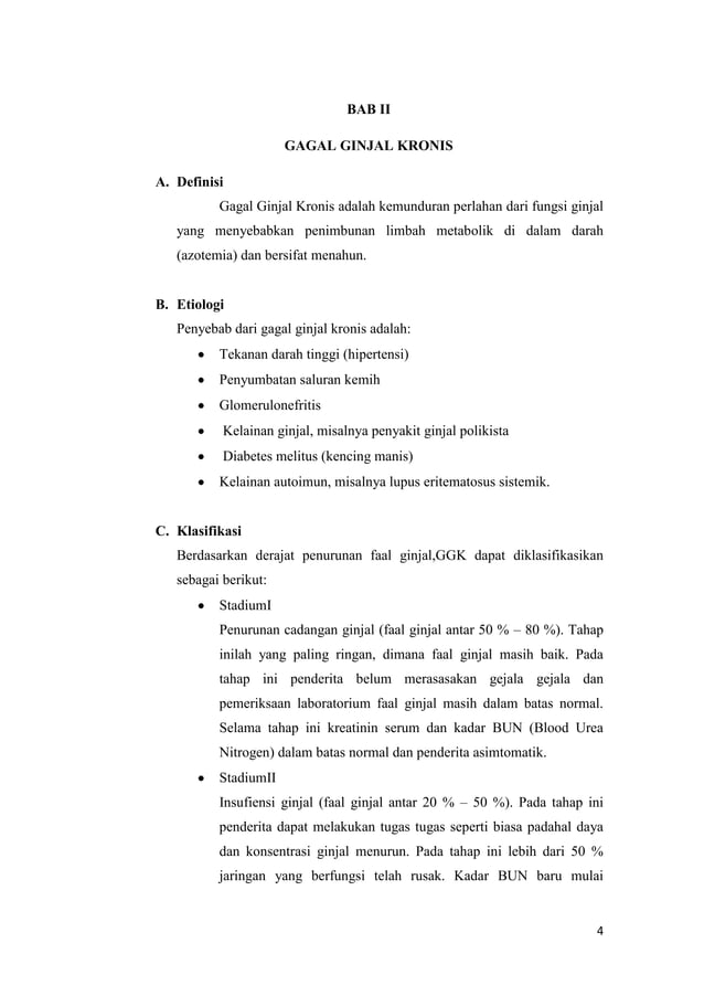 GAGAL GINJAL AKUT DAN KRONIS | PDF