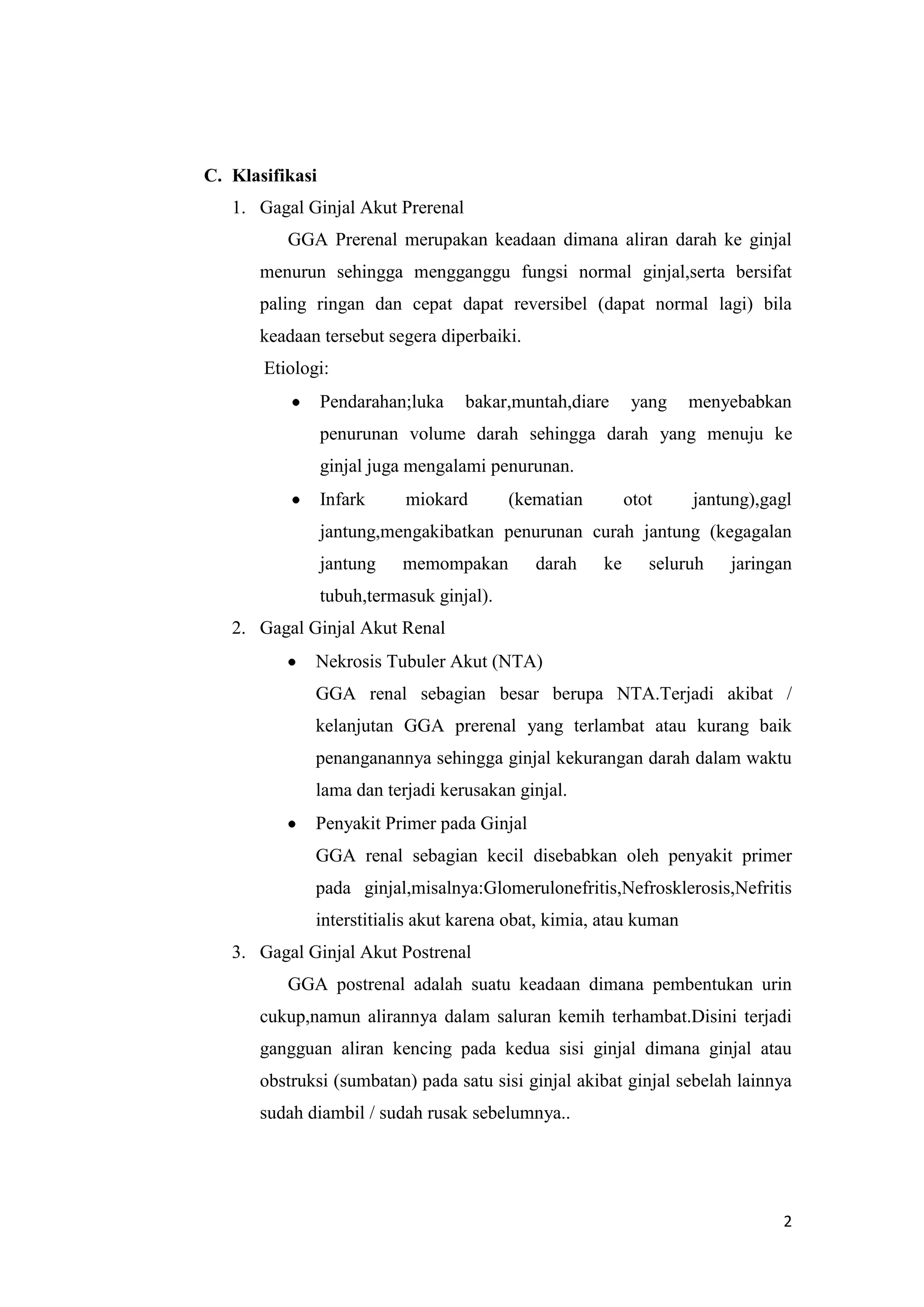 GAGAL GINJAL AKUT DAN KRONIS | DOCX