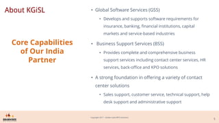 GGBPO Partner Overview - KGiSL | PDF