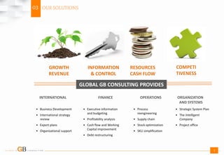Ggb ppt corporativa ingles 2015 actualizada | PDF | Private Equity | Business Banking & Finance