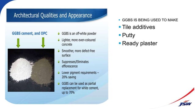 Ggbs the most sustainable construction material | PPTX | Civil ...