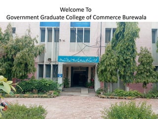 Introduction to Government Graduate College of Commerce Burewala | PDF