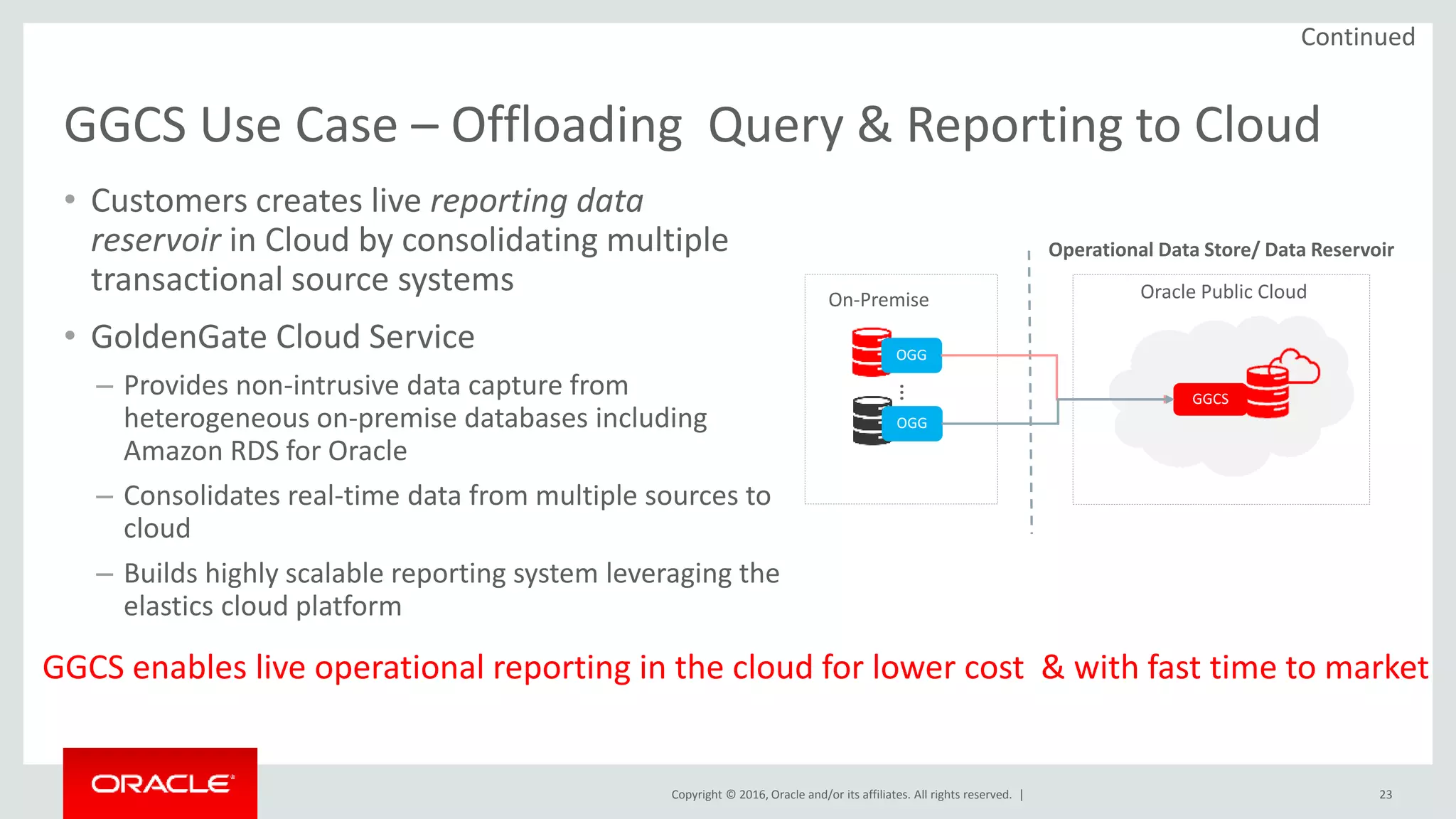 Oracle GoldenGate Cloud Service Overview | PPTX