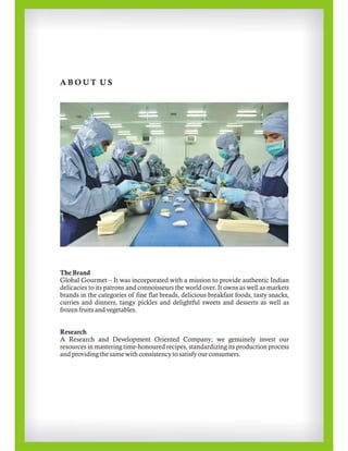 Global Gourmet Pct. Ltd. | PDF