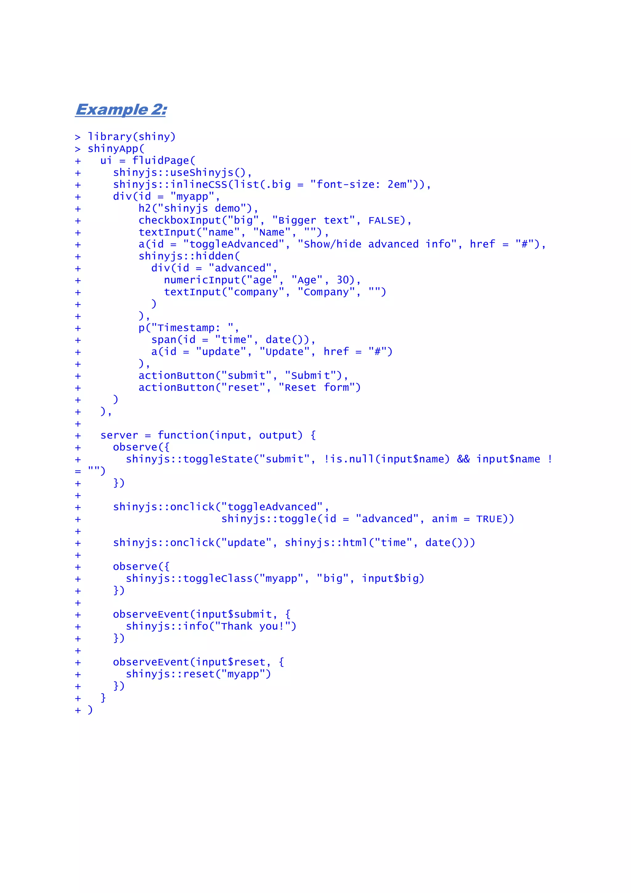 ggExtra Package-ggMarginal and Example -Shiny and Shinyjs | DOCX | Web Development | Internet