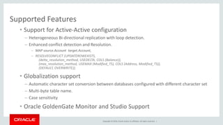 Oracle GoldenGate for MySQL Overview | PPT