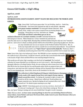 Guest Writer on Fashion Blog | PDF