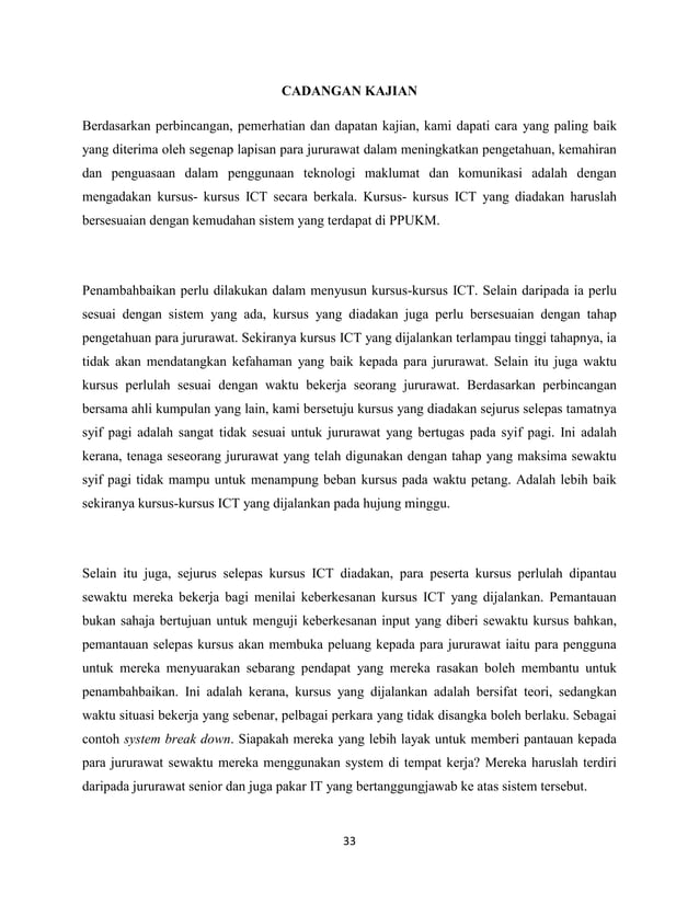 Ggge 2123 esei tahap penguasaan ict dalam kalangan jururawat di ppukm | PDF