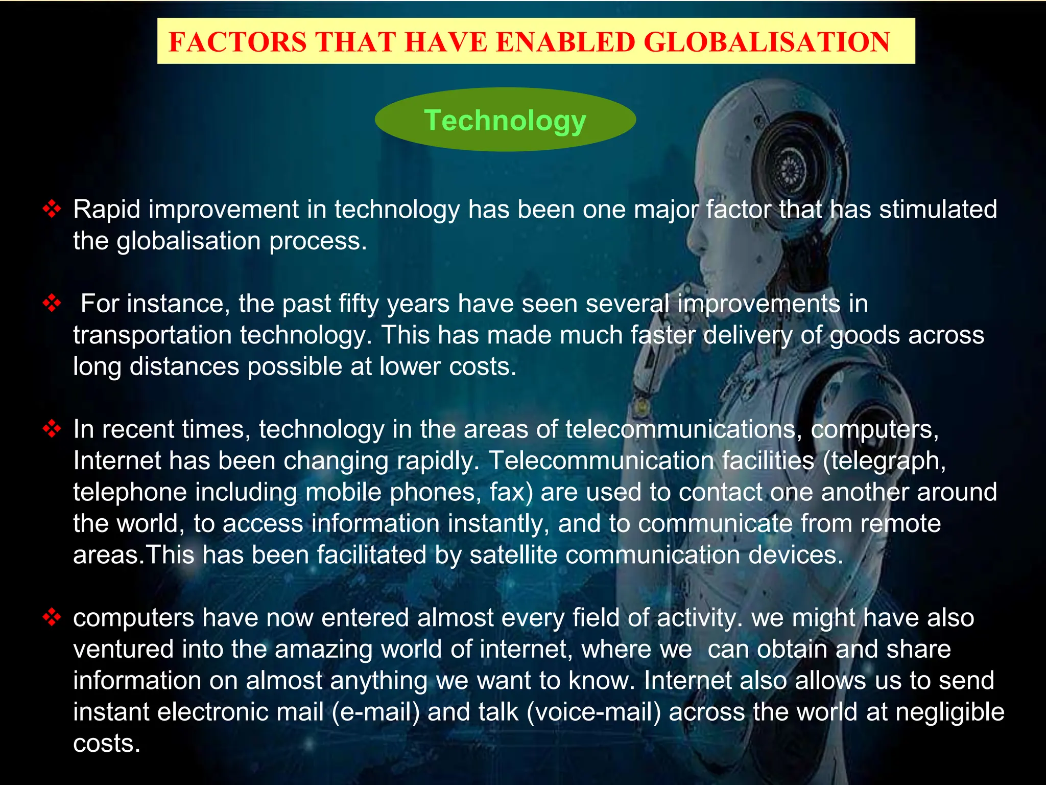Economics - Class 10 - Globalisation and Indian Economy- Inter ...