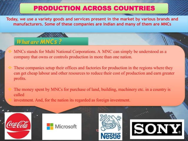 Economics - Class 10 - Globalisation and Indian Economy- Inter ...
