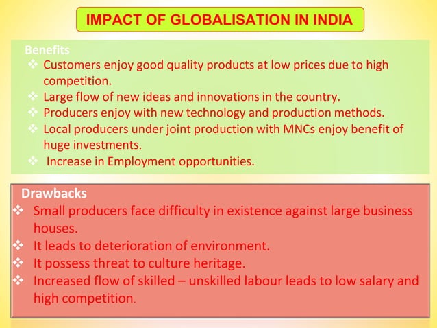 Economics - Class 10 - Globalisation and Indian Economy- Inter ...