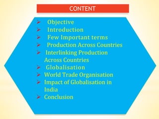 Economics - Class 10 - Globalisation and Indian Economy- Inter ...
