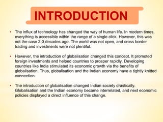 Economics - Class 10 - Globalisation and Indian Economy- Inter ...