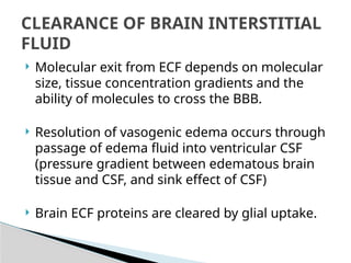 Blood brain barrier and csf dynamics | PPTX