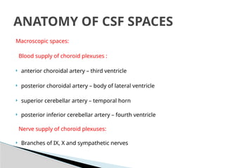 Blood brain barrier and csf dynamics | PPTX