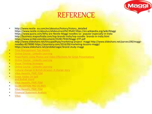 MARKETING STRATEGY OF MAGGI BEFORE AND AFTER CONTROVERSY | PPTX | Advertising Industry | Industries