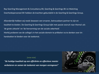 Geerling & Geerlings Group | PPTX