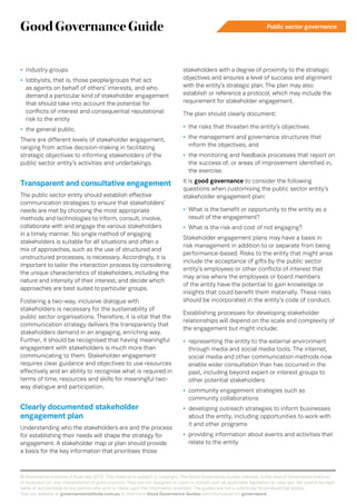 Stakeholder Engagement: A Good Governance Guide | PDF