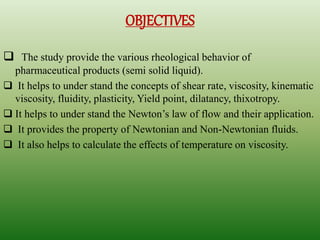 Rheology | PPTX