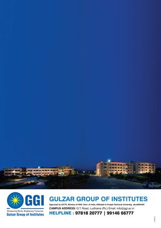 Gulzar Group of Institutes broucher | PDF