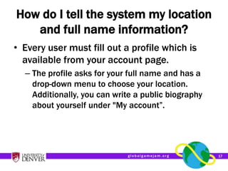 GGJ2013 Global Game Jam informational presentation | PPTX
