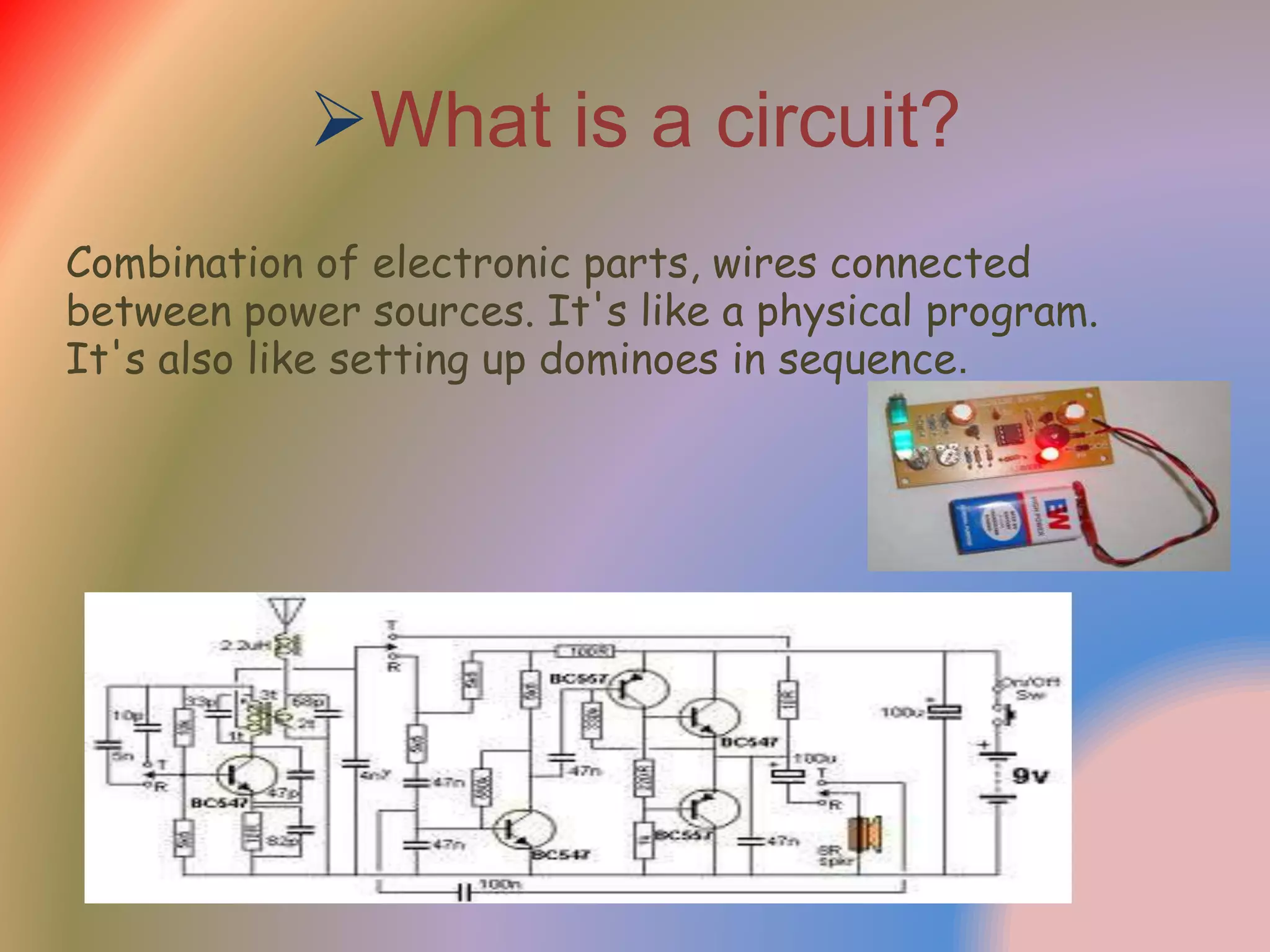 Basic electronics final presentation | PPTX