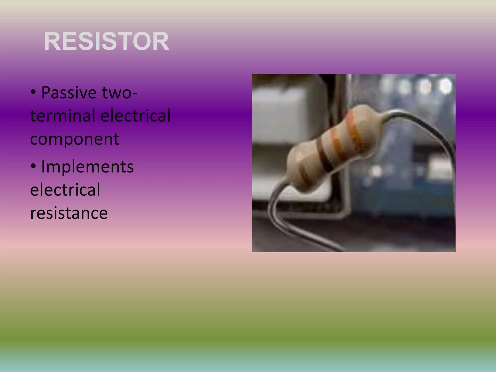 Basic electronics final presentation | PPTX