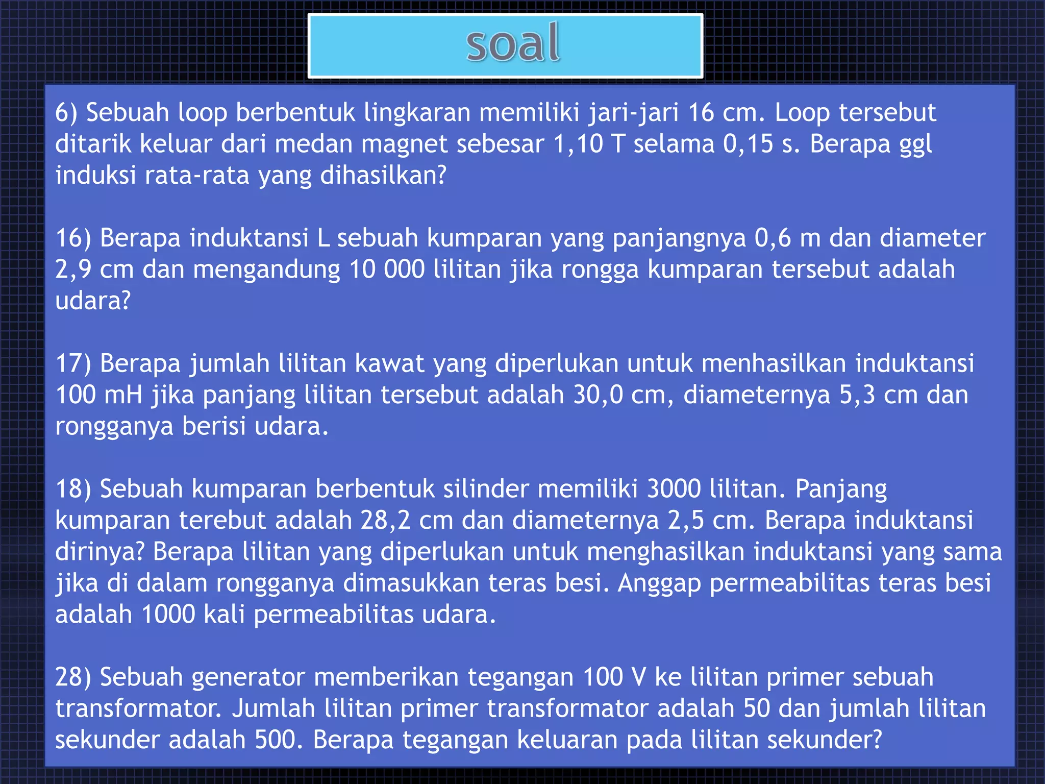 GGL induksi dan induktansi FISIKA DASAR | PPTX