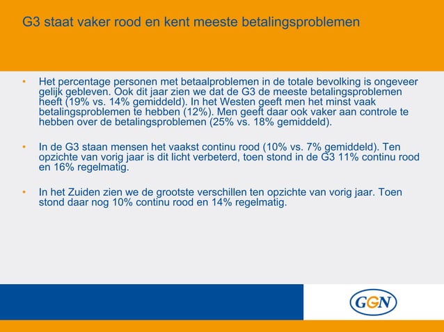 GGN - Betaalgedrag in de regio | PPT