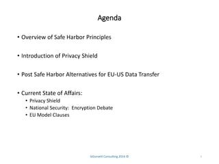 Data Privacy vs. National Security post Safe Harbor | PDF | Political ...