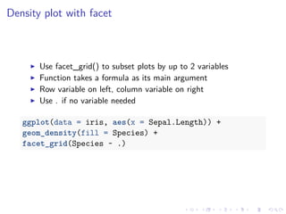 Intro to ggplot2 - Sheffield R Users Group, Feb 2015 | PDF