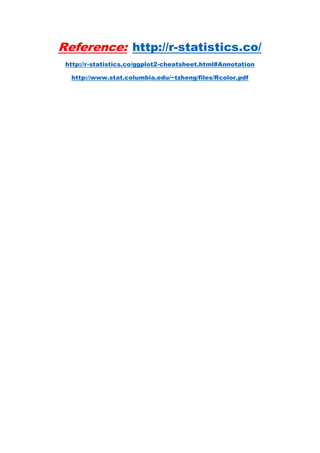 Data Visualization with R.ggplot2 and its extensions examples. | PDF