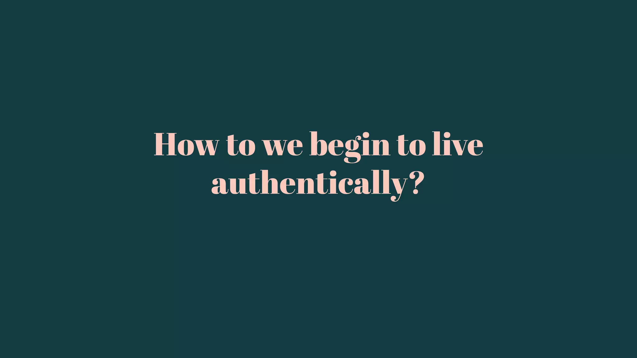 The Power of Authenticity Presentation By Growth And Grace Collective | PDF